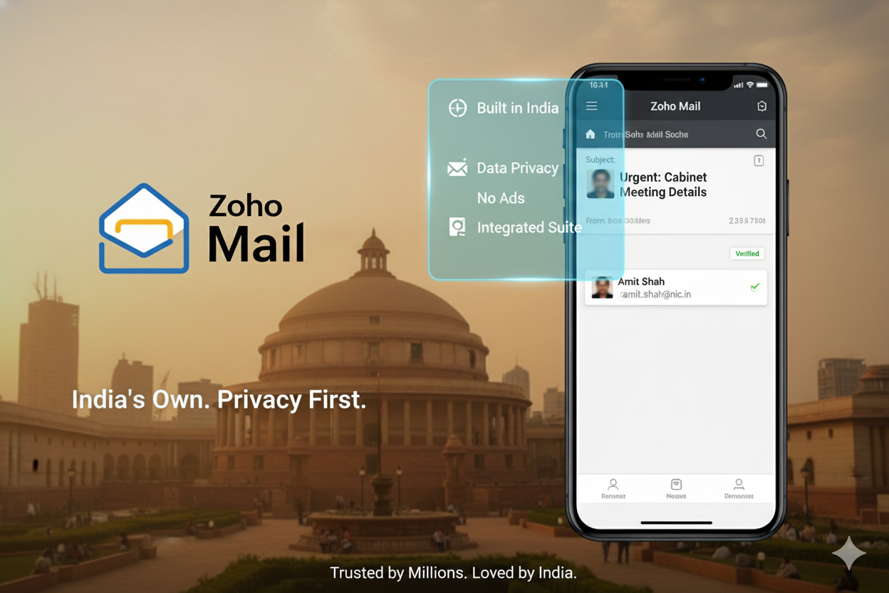 Zoho Mail Rises as India’s Trusted Swadeshi Gmail Alternative