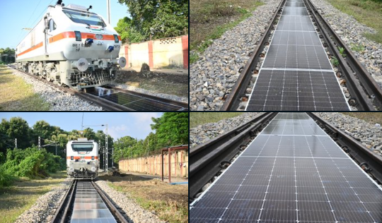 Varanasi Installs India’s First Detachable Solar Railway Panels