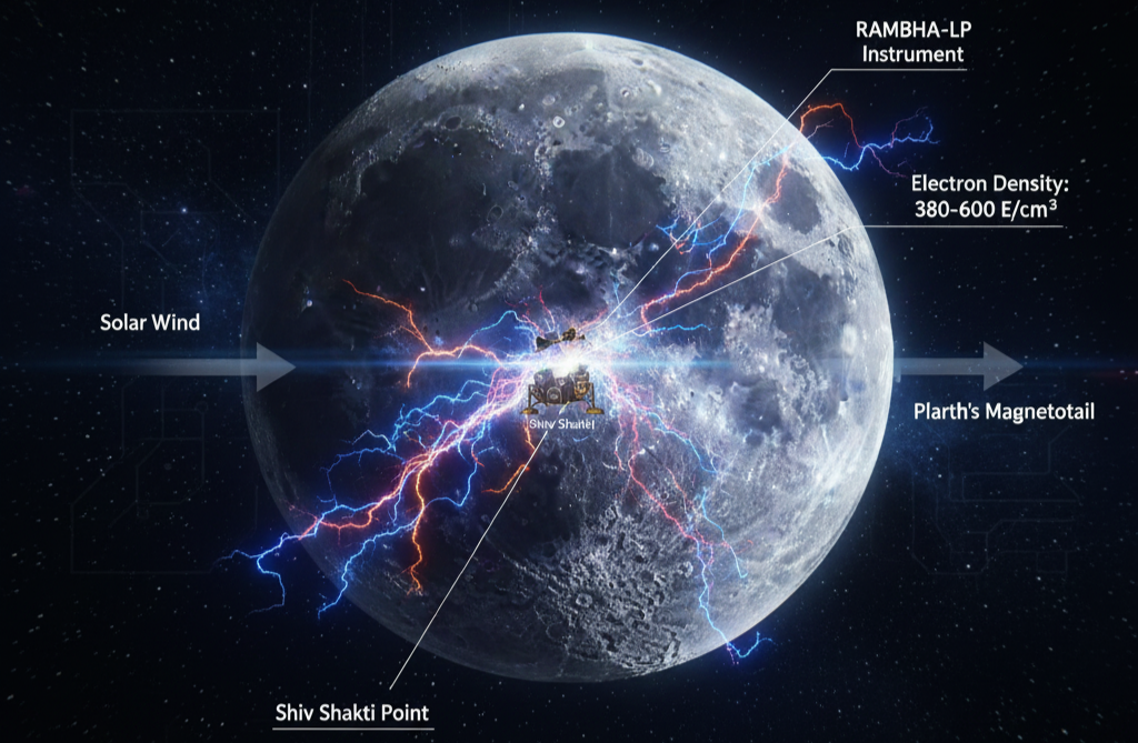 Chandrayaan-3 Detects Unexpected Electrical Activity On The Moon